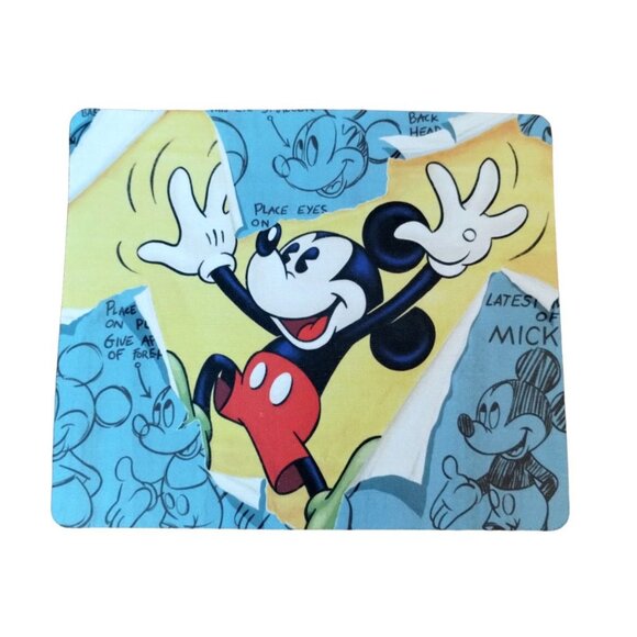 Disney | Accents | Mickey Mouse Retro Neoprene Mouse Pad Desk Mat 925 ...